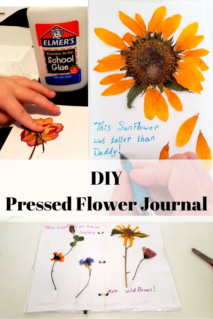 DIY Pressed Flower Journal for Kids - WhimsyRoo